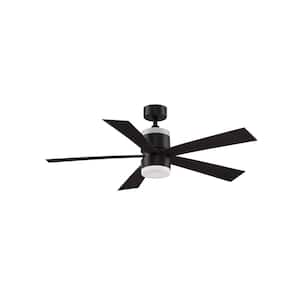FANIMATION Celano V2 52 in. Integrated LED Brushed Nickel Ceiling Fan ...