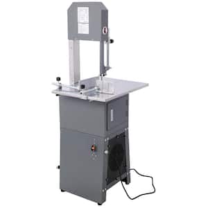 XtremepowerUS Gray Meat Cutting Band Meat Saw with Built-in Grinder and ...