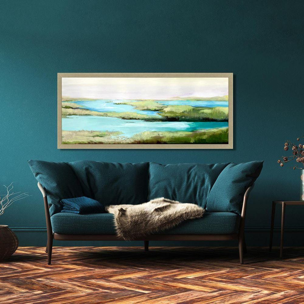 Paragon Pearce 1 Piece Framed Canvas Transfer Coastal Art Print 27 in ...