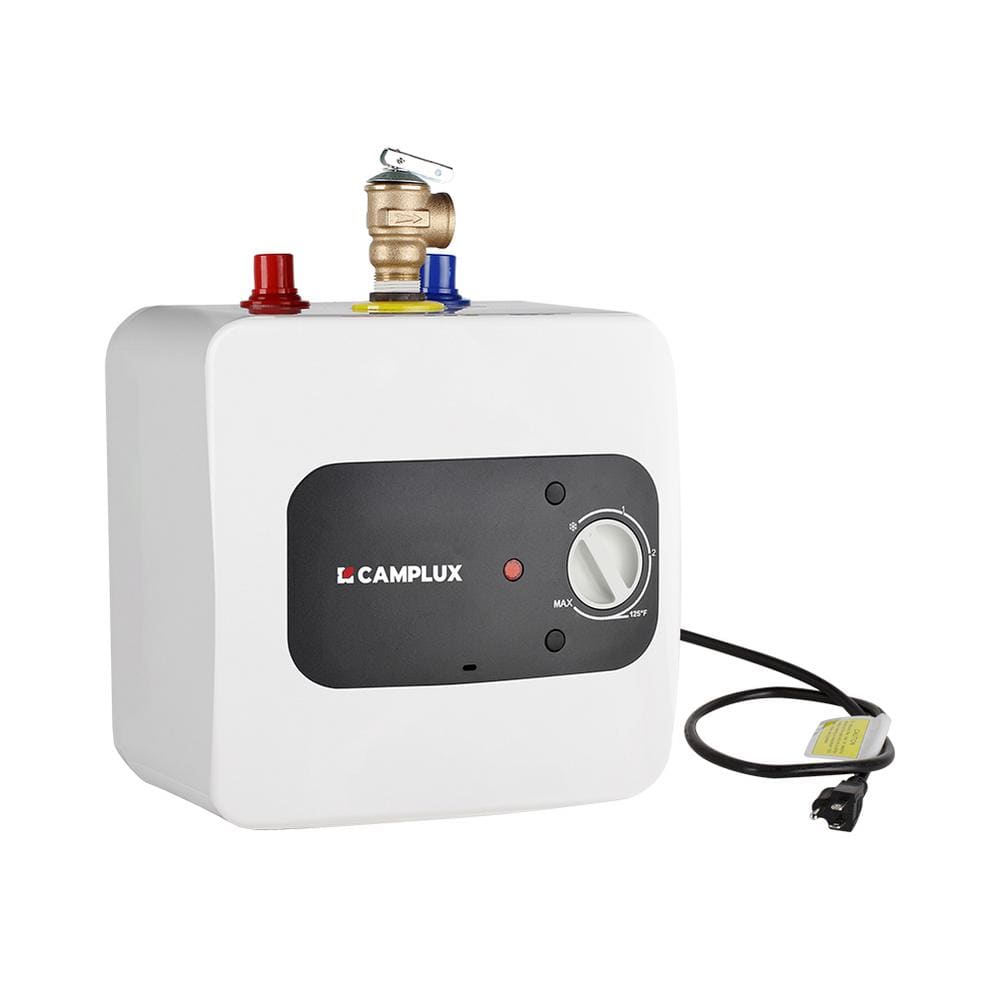 CAMPLUX 1.32 Gal. Small Compact Point-Of-Use Element Mini-Tank Electric ...
