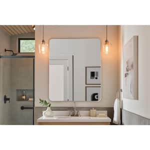 Glacier Bay 30 in. W x 36 in. H Arched Framed Wall Bathroom Vanity ...