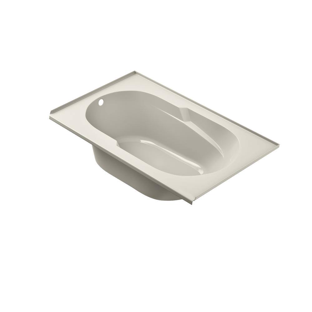JACUZZI SIGNATURE 60 in. x 36 in. Rectangular Soaking Bathtub with Left ...