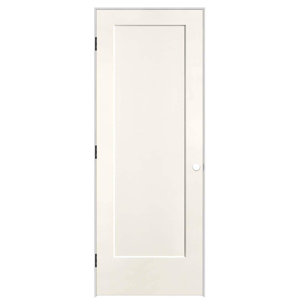 Masonite 30 in. x 80 in. 1-Panel Lincoln Park Right-Hand Solid Core ...