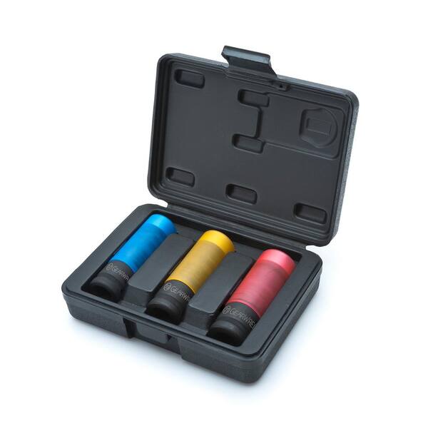 GEARWRENCH 1/2 in. Drive Metric High Strength Wheel Protector Impact ...