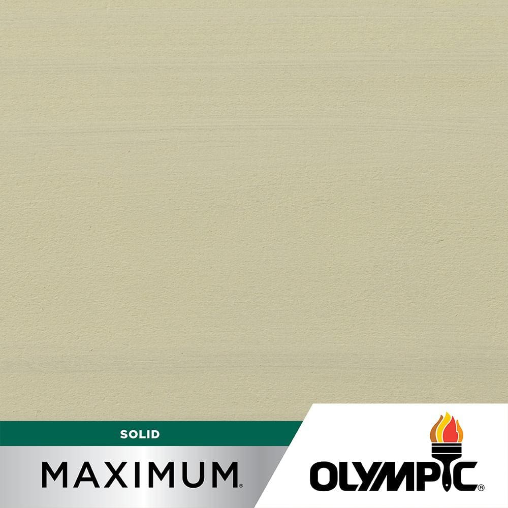 Olympic Maximum 1 gal. SC-1057 Outside White Solid Color Exterior Stain ...