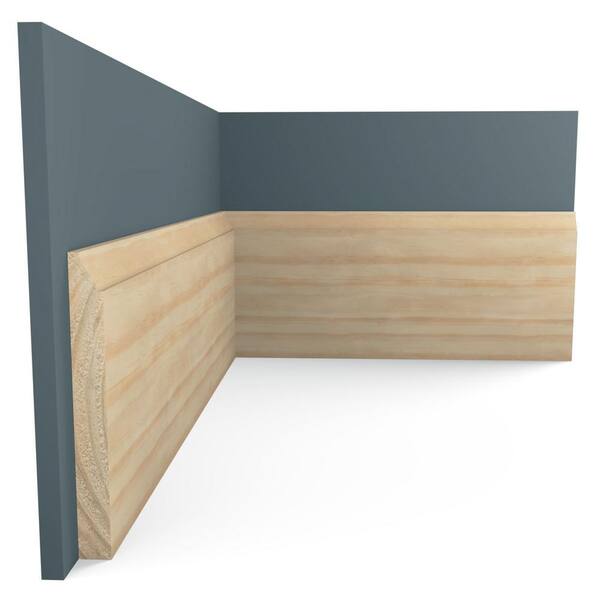 Ekena Millwork WM618 0.56 in. D x 5.25 in. W x 96 in. L Wood Pine ...