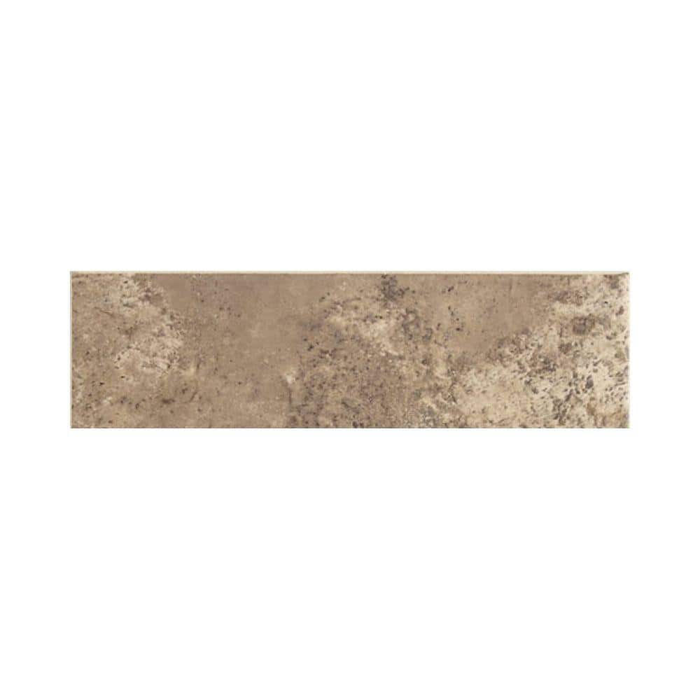 Daltile Stratford Place Truffle Brown 3 in. x 12 in. Matte Ceramic ...