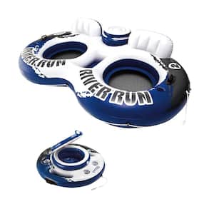 Intex Giant Inflatable 72 in. Watermelon Summer Swimming Pool Float (2 ...