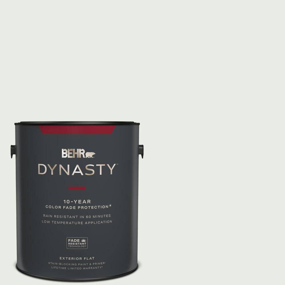 BEHR DYNASTY 1 gal. #BWC-19 Queen Annes Lace Flat Exterior Stain ...