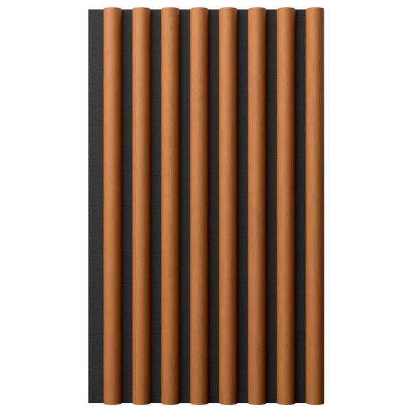 Ekena Millwork AcousticPro 1 in. x 1 ft. x 8 ft. Noise Cancelling Half ...