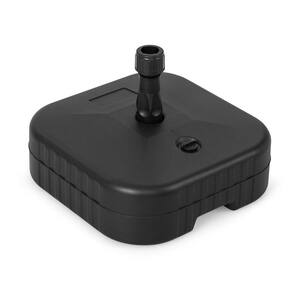 Gymax Patio Umbrella Base Fillable Round Stand Fit Pole 1.5'' Holder 40 ...