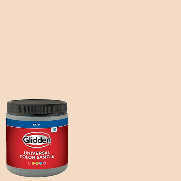 Glidden 8 oz. PPG1202-3 Crisp Won Ton Satin Interior Paint Sample ...