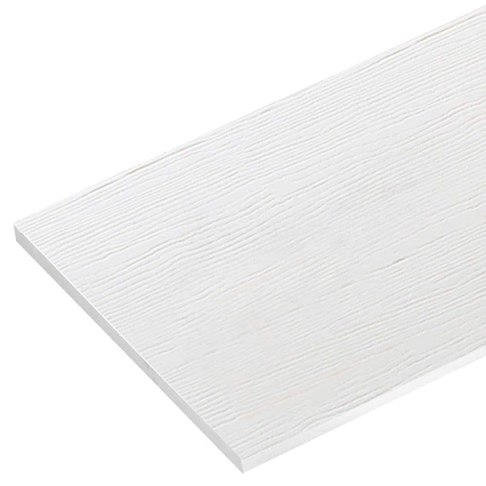 Veranda 1/2 in. x 48 in. x 8 ft. White PVC Trim H120AWS6 - The Home Depot