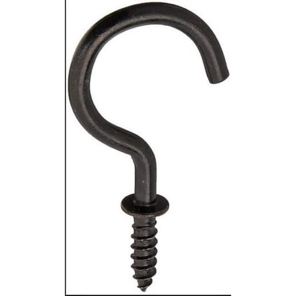 OOK 1-1/4 in. Black Cup Hook (40-Pack) 534264 - The Home Depot
