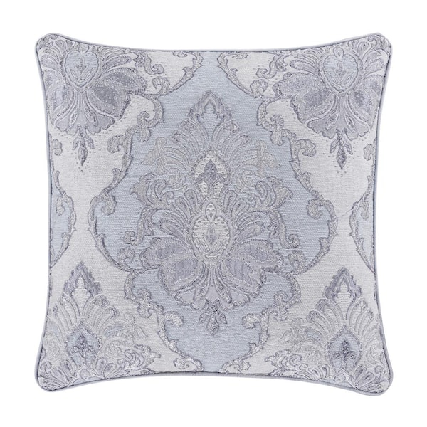 Icy Bay Powder Blue Polyester 20" Square Decorative Throw Pillow ...
