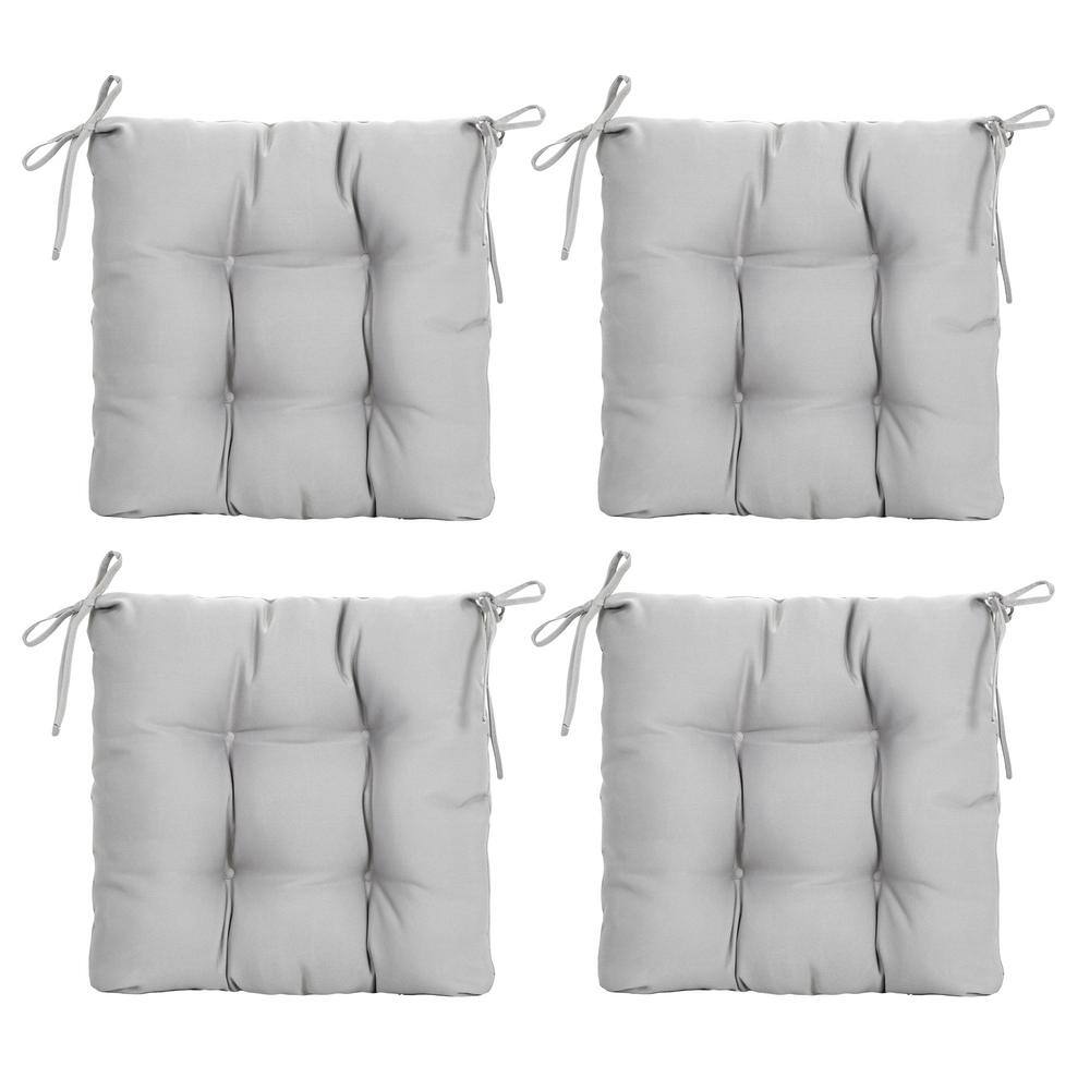 ARTPLAN Outdoor Seat Cushions, Set of 4, Patio Seat Chair Cushions 19 ...