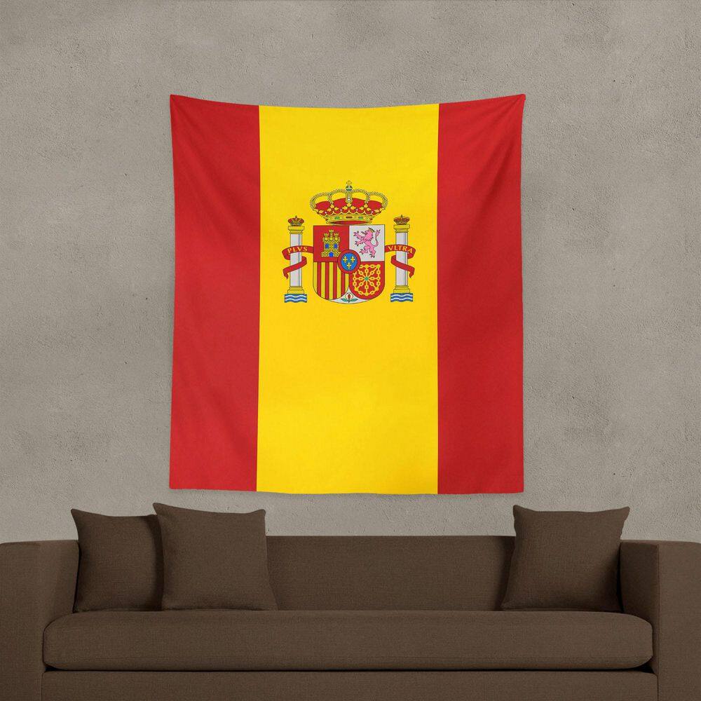 THE NORTHWEST GROUP Spain Flag Geometric Multicolor Wall Hanging 34x40 ...