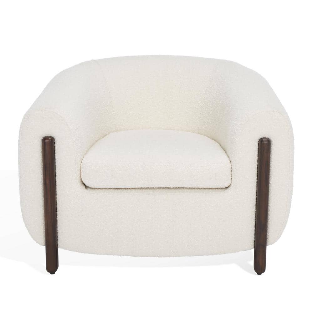 SAFAVIEH Westley Ivory Accent Chair SFV5051A - The Home Depot