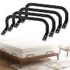 Angel Sar Black Mattress Retainer Bar for Adjustable Bed, Mattress ...