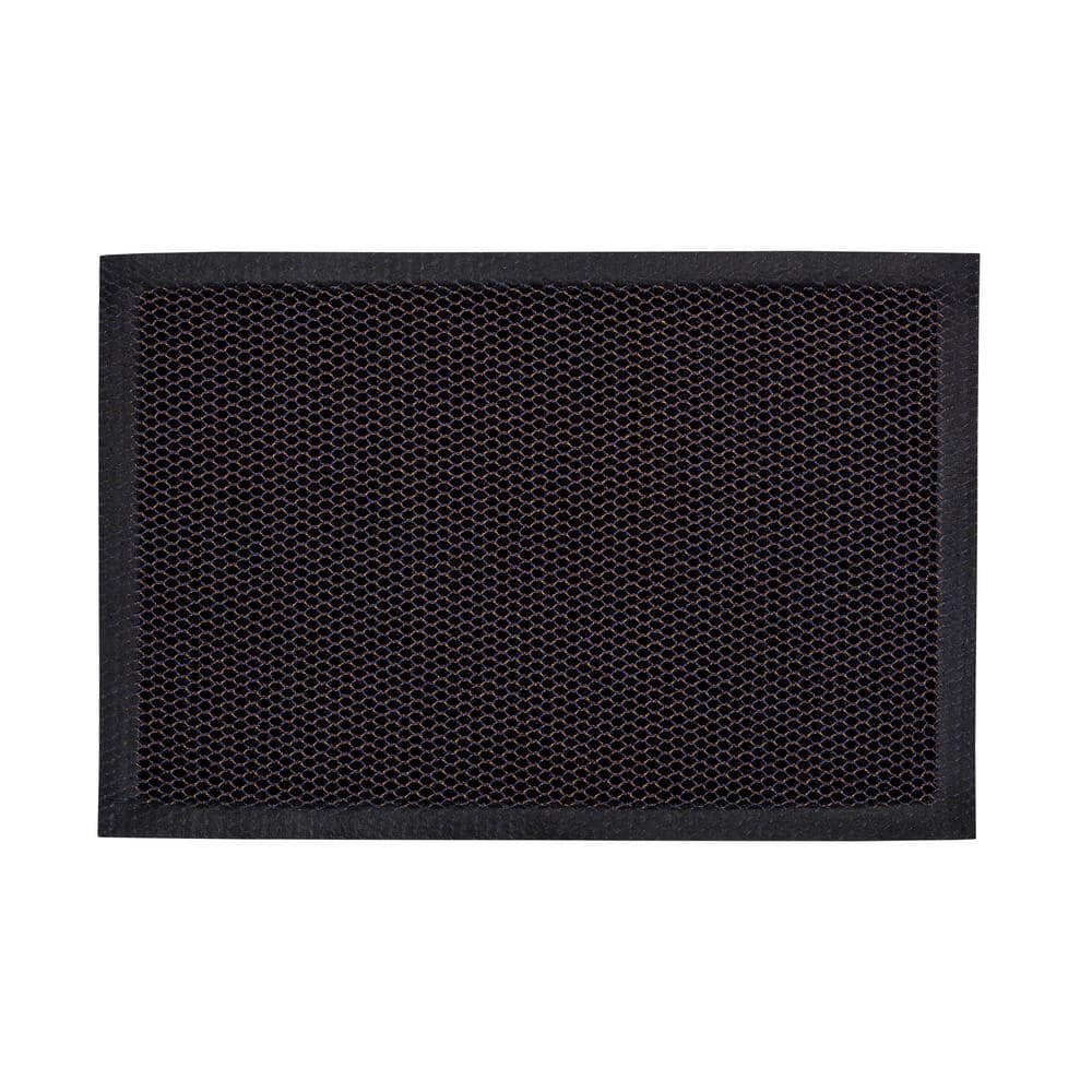Floortex Doortex Meshmat Entrance Mat, Metallic Blue / Orange-31 in. x ...