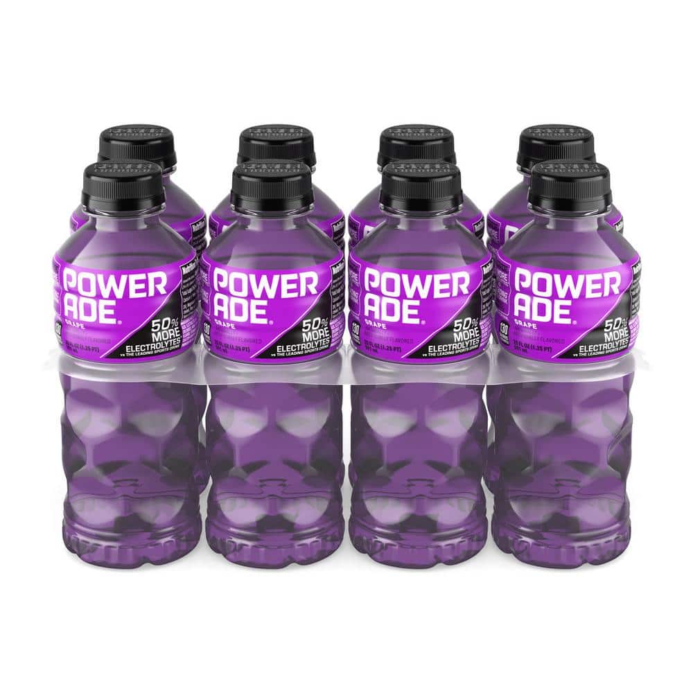 Powerade POWERADE Grape Bottles, 20 fl. oz., 8 Pack 049000047134 - The ...