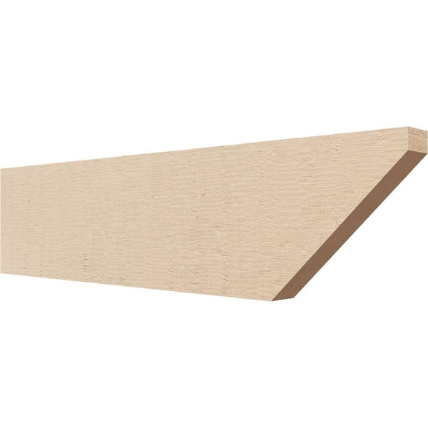 Ekena Millwork 2-in. x 8-in. x 32-in. Concord Woodgrain, Primed Tan ...