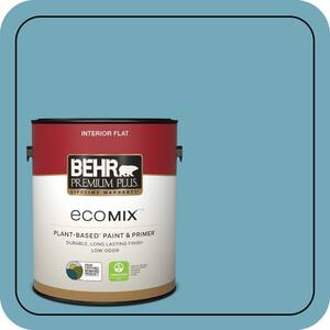 BEHR PREMIUM PLUS 1 qt. #S460-4 Snowboard Eggshell Enamel EcoMix Plant ...