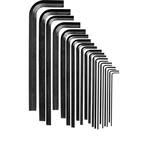 Eklind Combination Double-Ball-Hex-L Key Set Sizes0.050 in. to 3/8 in ...