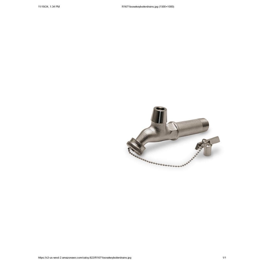 PLUMBFLEX Long Service Faucet with Detachable Handle Key Chain w/ Cap ...