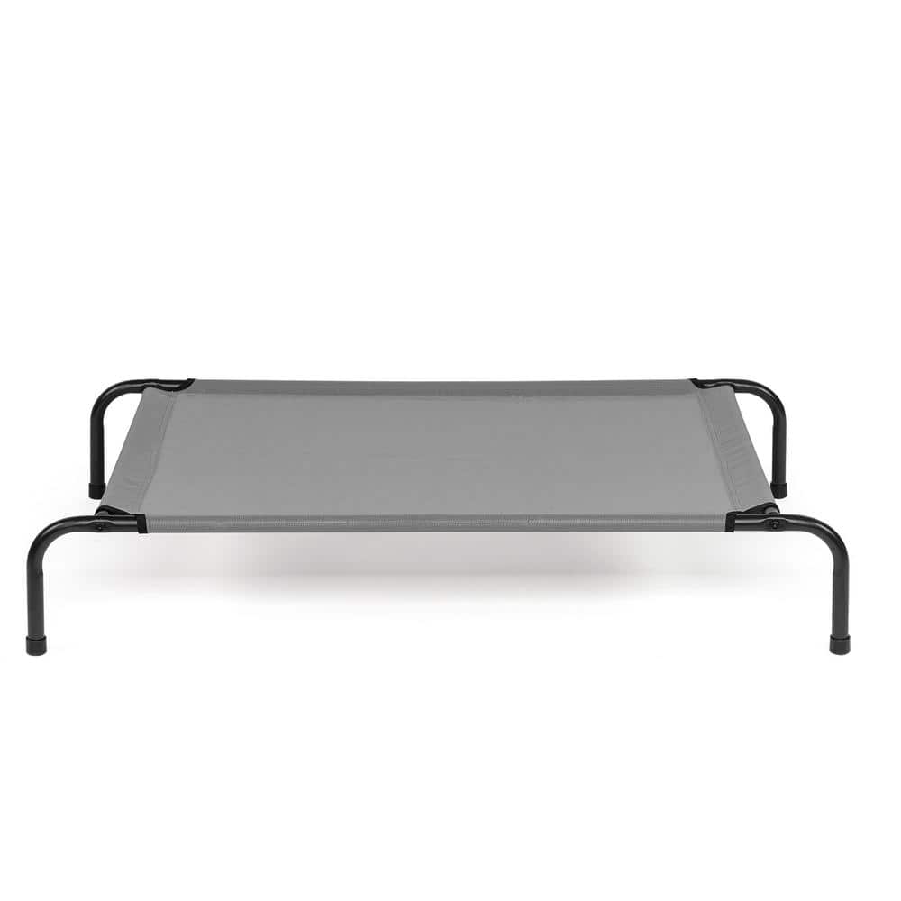 Karl home Small Gray Mesh Top Iron Frame Outdoor Dog Bed K1G57000991 ...