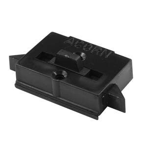 Prime-Line Acorn Black Vinyl spring-loaded Sliding Window Tilt Latch ...