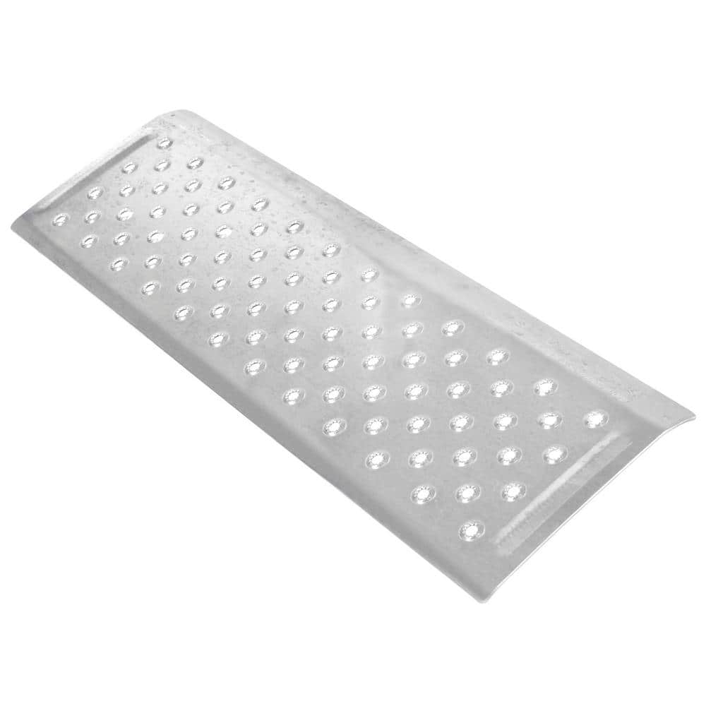 SILVER SPRING 1-5/8" High Aluminum Threshold Ramp, Punch Plate Surface ...