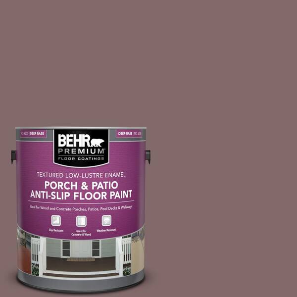 BEHR PREMIUM 1 gal. #N120-6 Raisin in the Sun Textured Low-Lustre ...