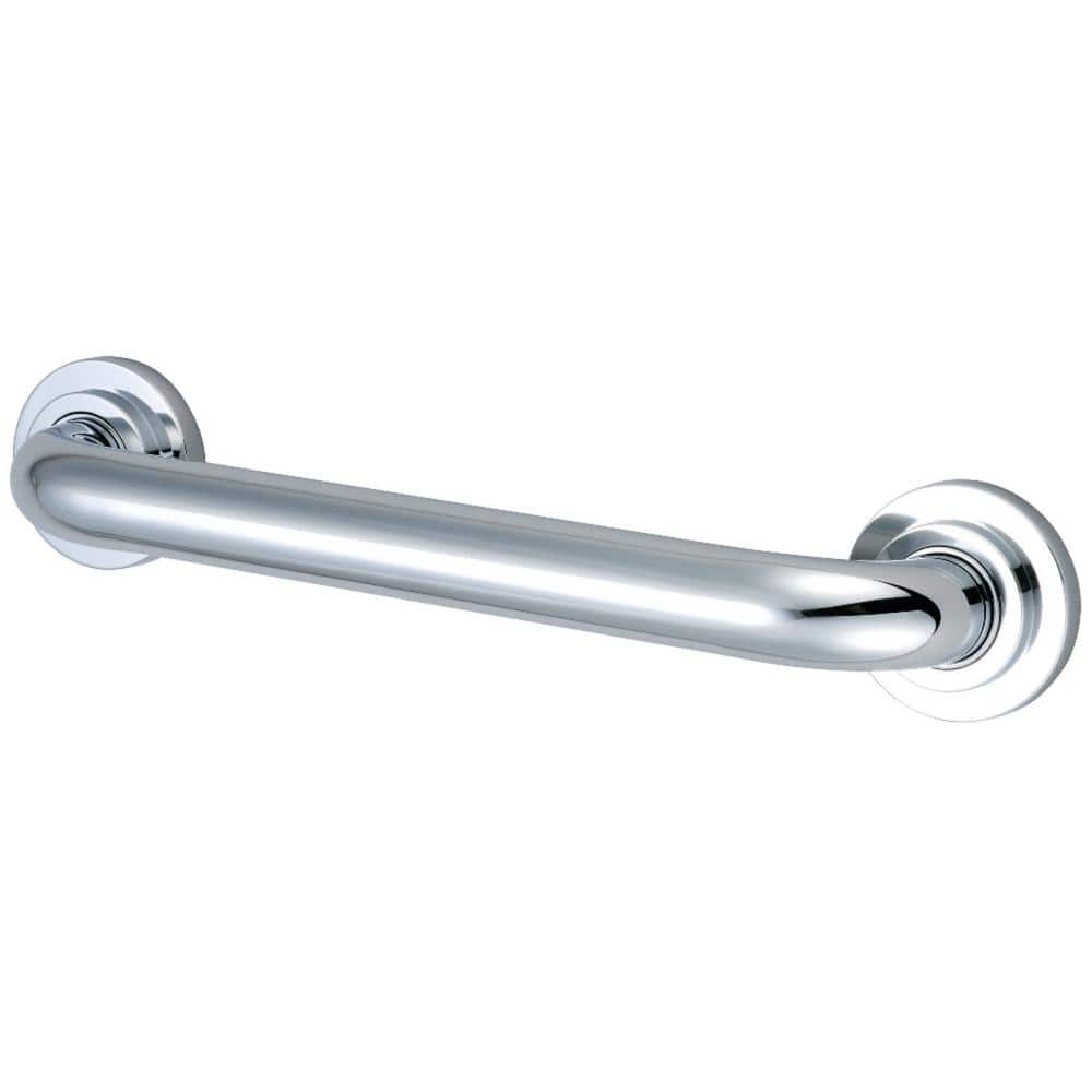 Kingston Brass Manhattan 30 in. x 1-1/4 in. Grab Bar in Polished Chrome ...