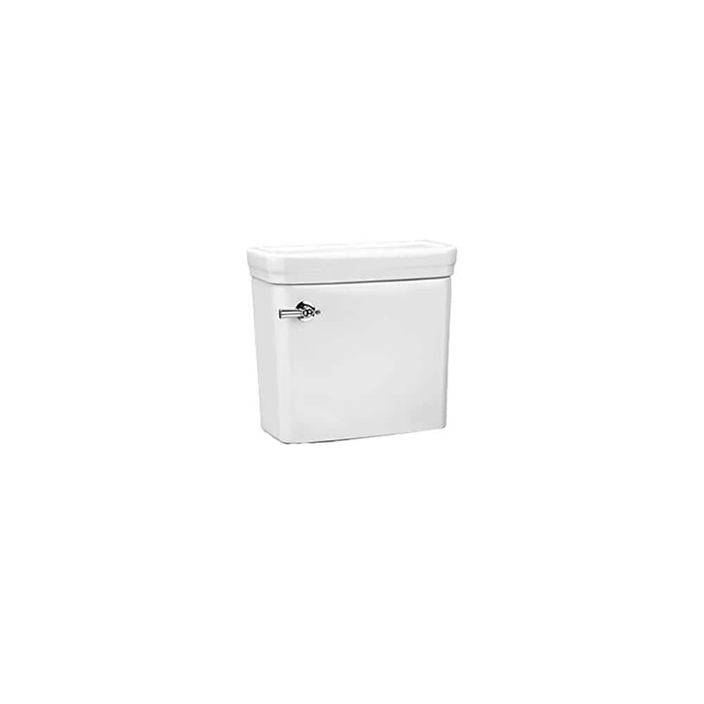 DXV Fitzgerald 1.28 GPF Single Flush Toilet Tank Only in Canvas White ...