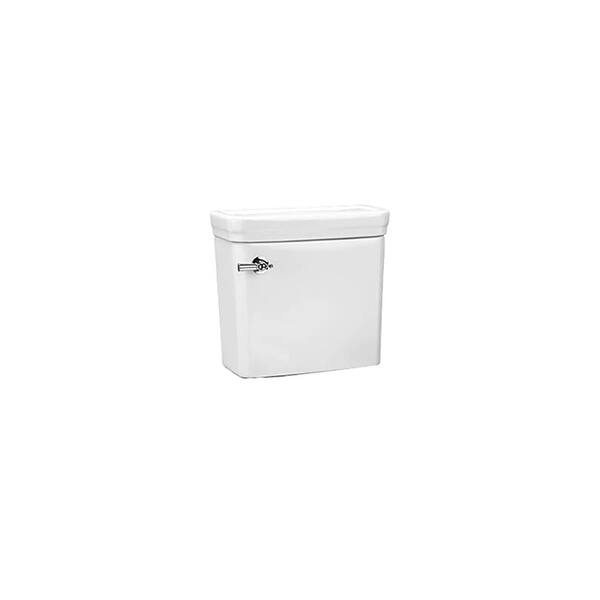 DXV Fitzgerald 1.28 GPF Single Flush Toilet Tank Only in Canvas White ...
