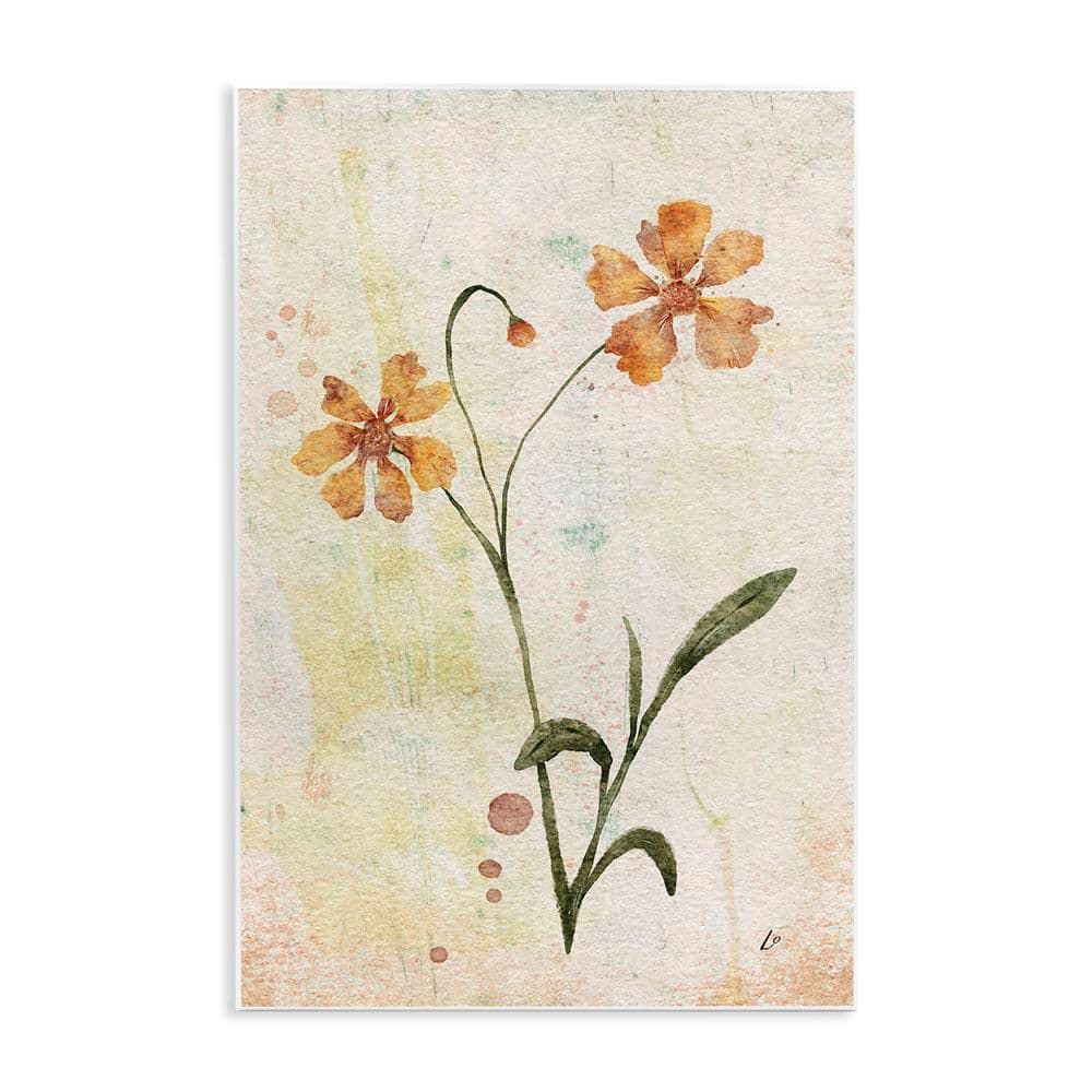 Stupell Industries Ceropsis Flower Sprig by Lydia Orange Unframed ...