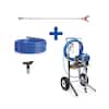 Graco Pro 210ES Cart Airless Paint Sprayer with 20 in. Extension, 50 ft ...