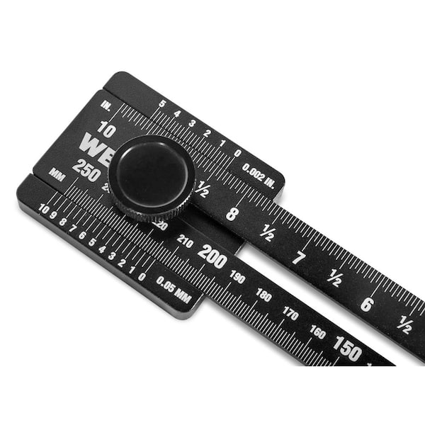 WEN 10 in. Aluminum Offset Marking Gauge and Layout Tool with Laser ...