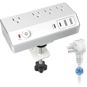 Yichuhaoxi Desk Clamp Power Strip with USB C, JXGUCAT PD 20-Watt Fast ...