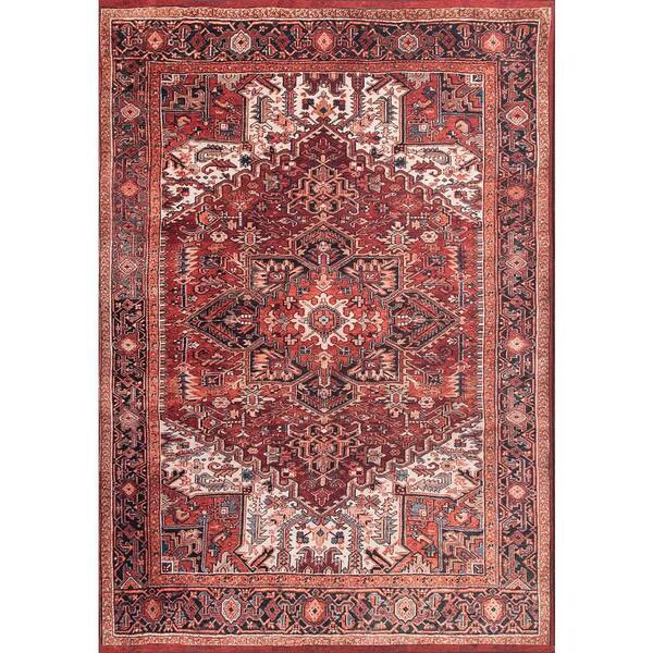 nuLOOM Shantelle Transitional Brick 9 ft. x 12 ft. Area Rug BIMR05A ...