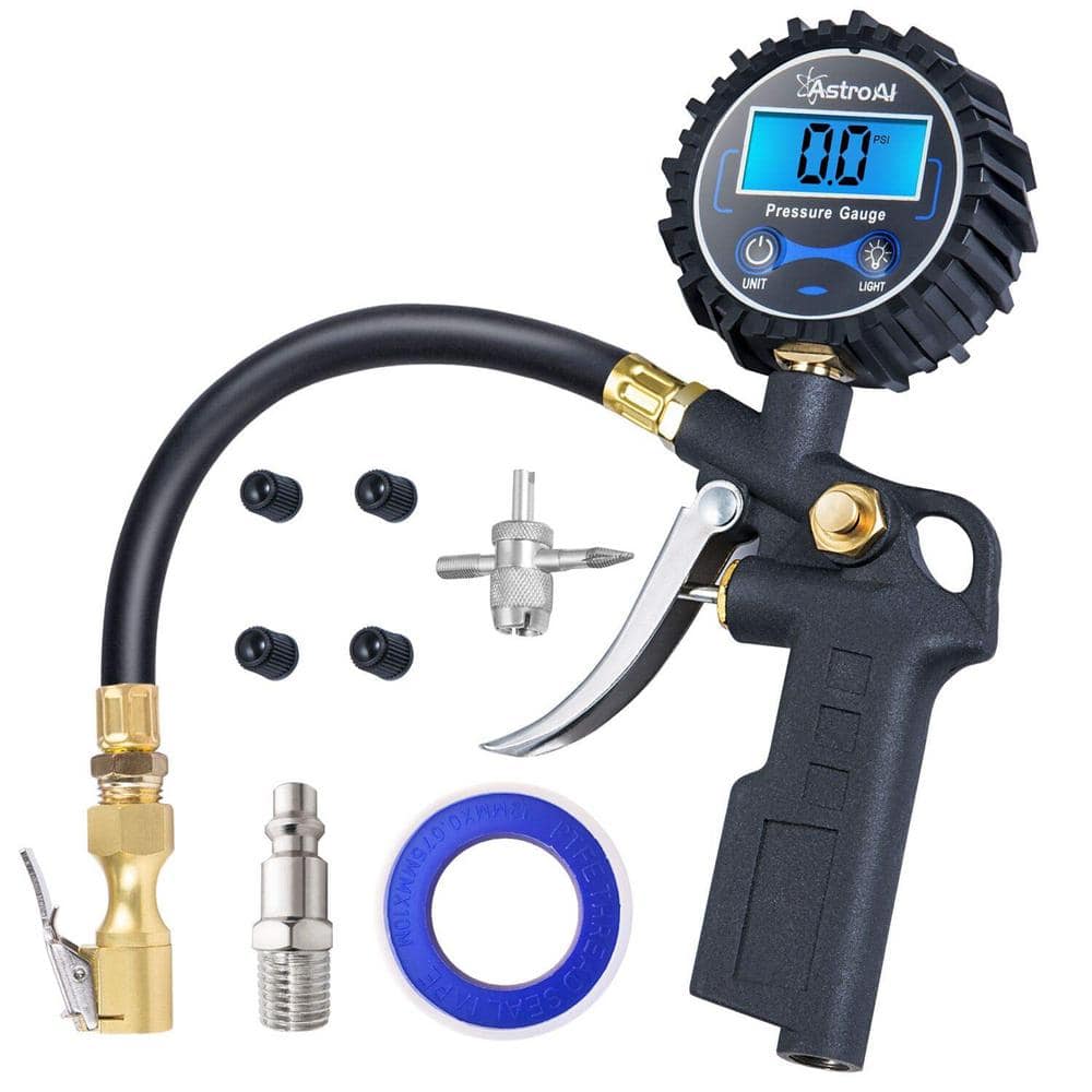 AstroAI Heavy Duty Digital Tire Inflator Gauge 01 Resolution 3–250 PSI ...