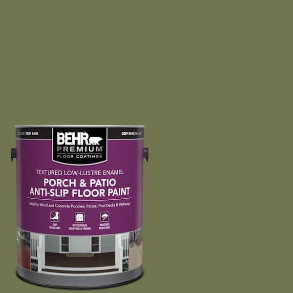 BEHR PREMIUM 1 gal. #S360-6 Secret Meadow Textured Low-Lustre Enamel ...