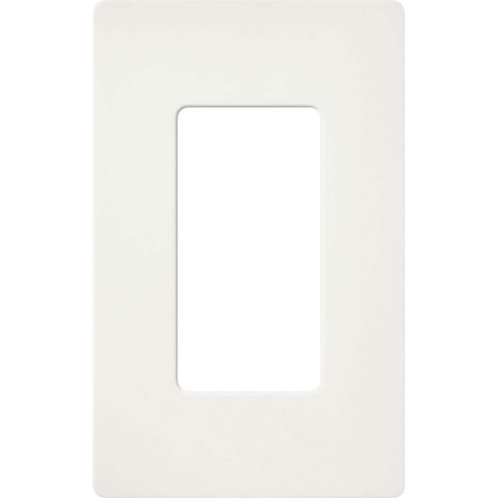 Lutron Claro 1 Gang Wall Plate for Decorator/Rocker Switches, Satin ...