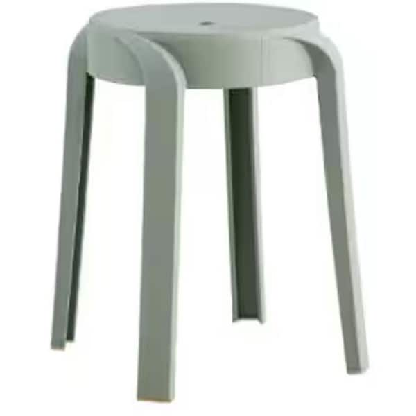 Stackable Plastic Outdoor Bar Stool, Flexible Seating Decorative Stools ...