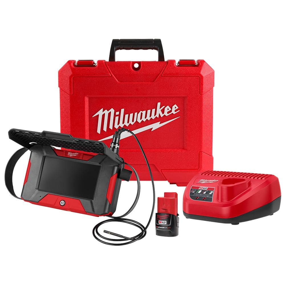 Milwaukee M12 12V Lithium-Ion Cordless Auto Shop Borescope w/ Wifi File ...