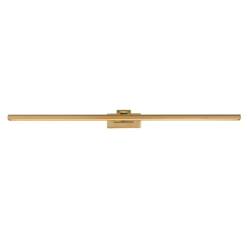 WAC Lighting Reed 42 in. Aged Brass LED Adjustable Picture Light, 3000K ...
