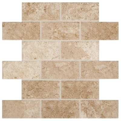 Marazzi Montagna Rustic Bay 6 in. x 24 in. Glazed Porcelain Floor and ...