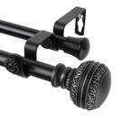Rod Desyne 66 in. - 120 in. Armor Adjustable Baton Draw Track Double ...