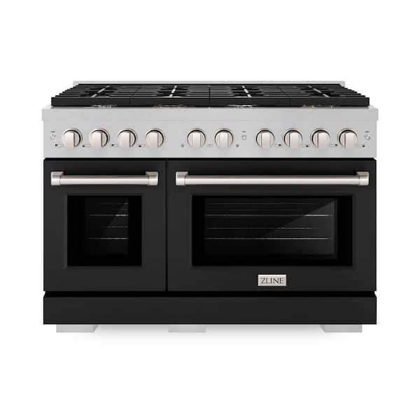 Reviews for ZLINE Kitchen and Bath 48 in. Paramount Double Oven Dual ...